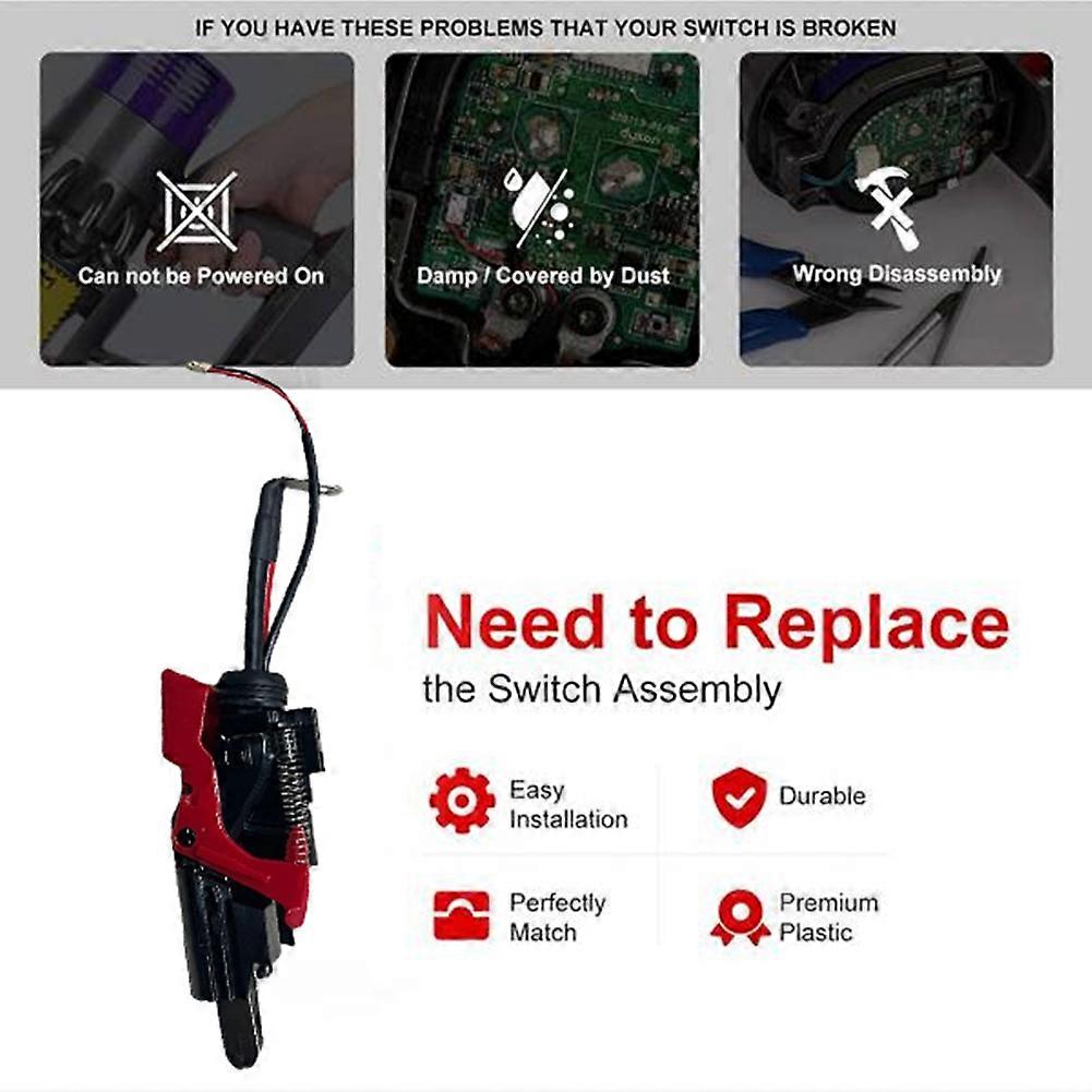 Button Switch Assembly for V11/V15/SV14 Vacuum Cleaner | Fruugo UK