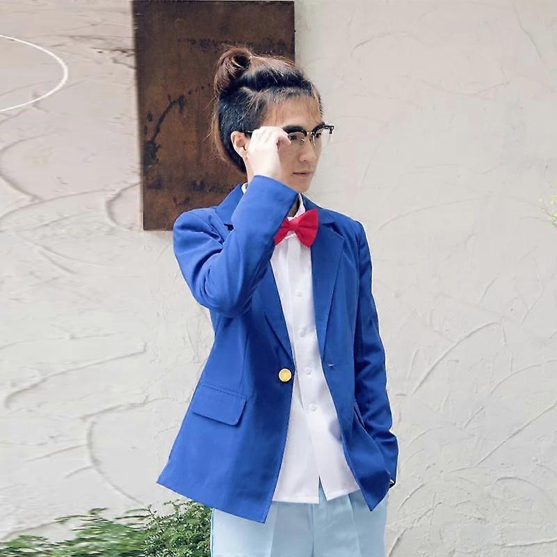Anime Detective Conan Cosplay Costume School Uniform Outfits Case ...