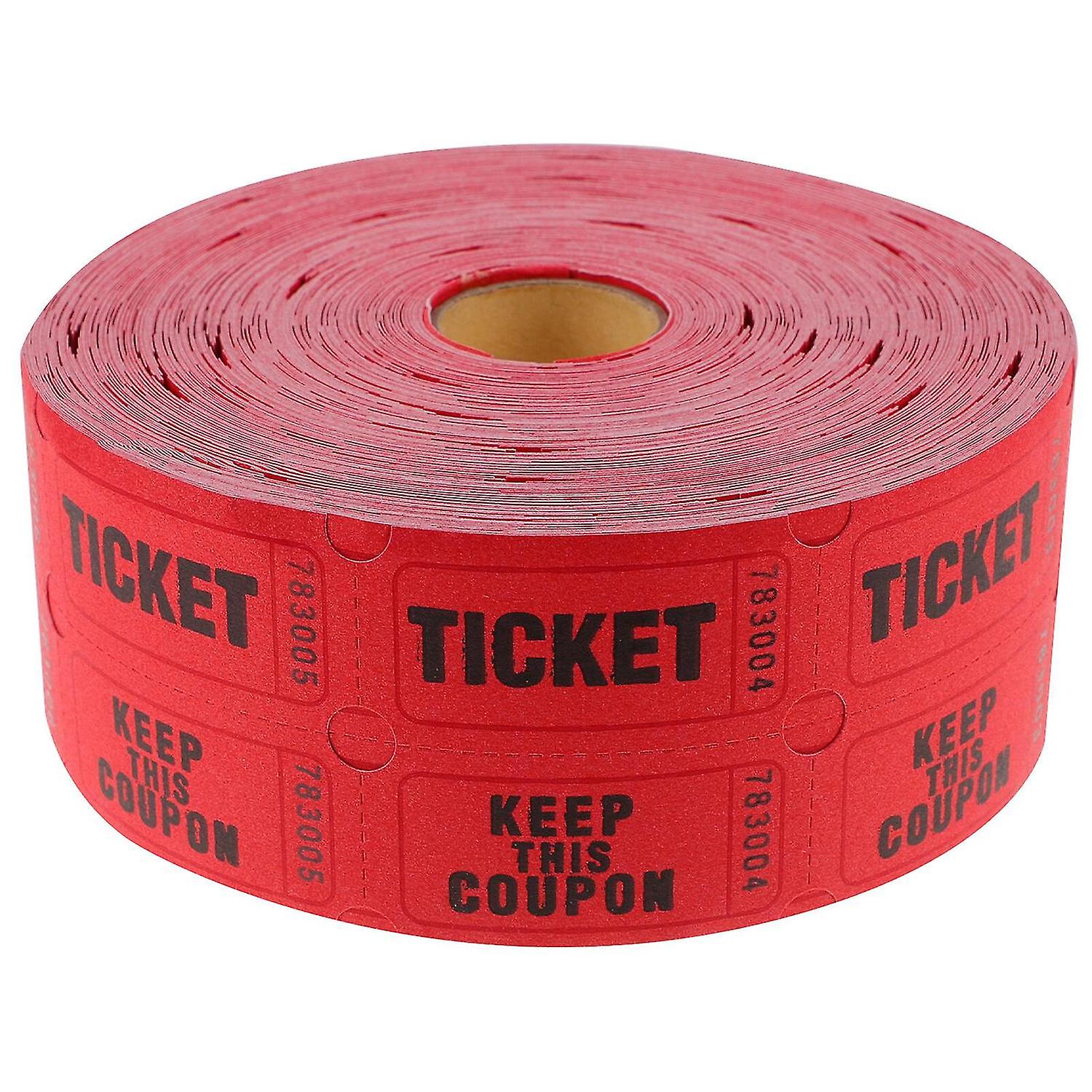 1 Roll Of Raffle Tickets Roll Amusement Park Tickets Universal Tickets ...