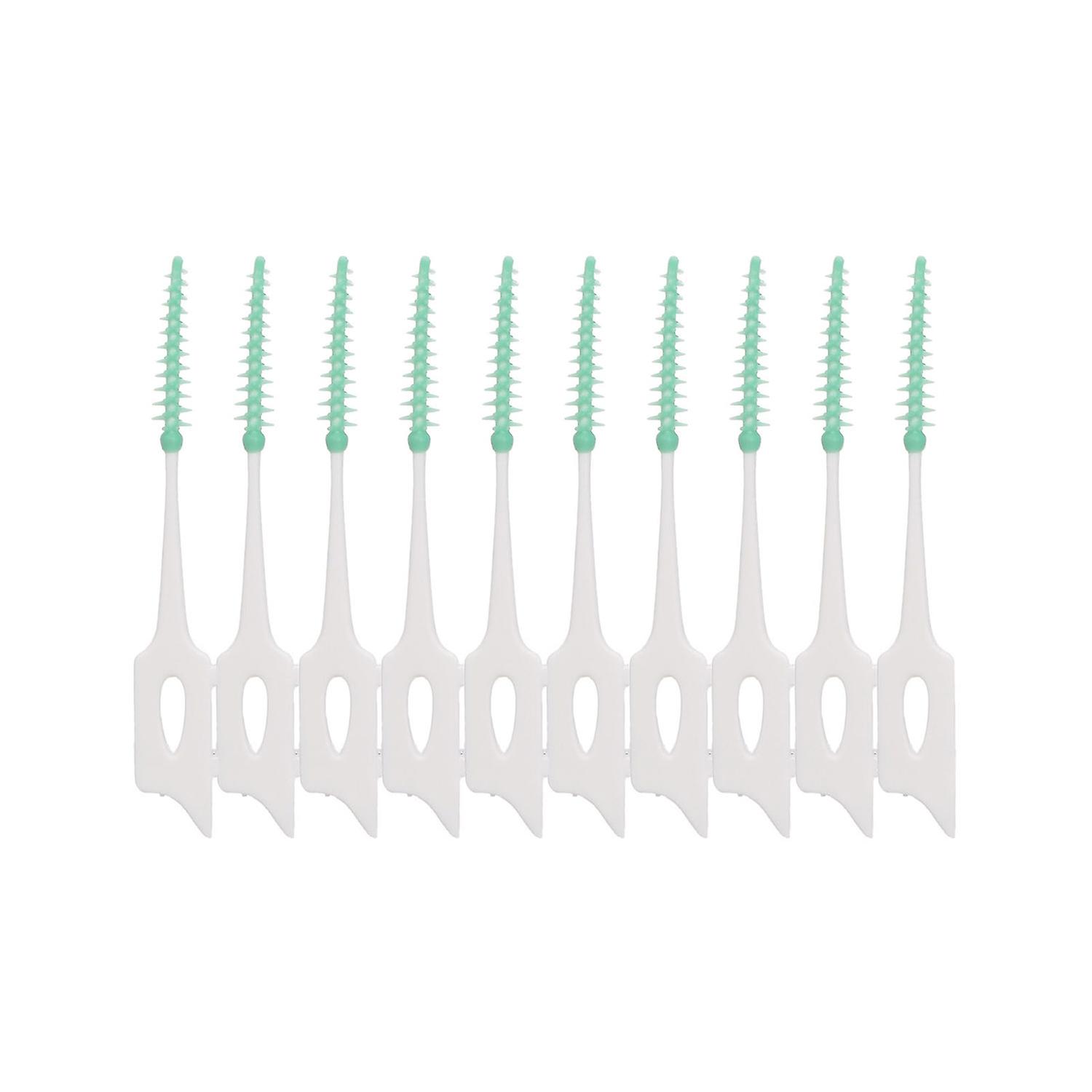 160pcs Double-ended Toothpick Soft Silicone Tooth Picks Dental Floss ...