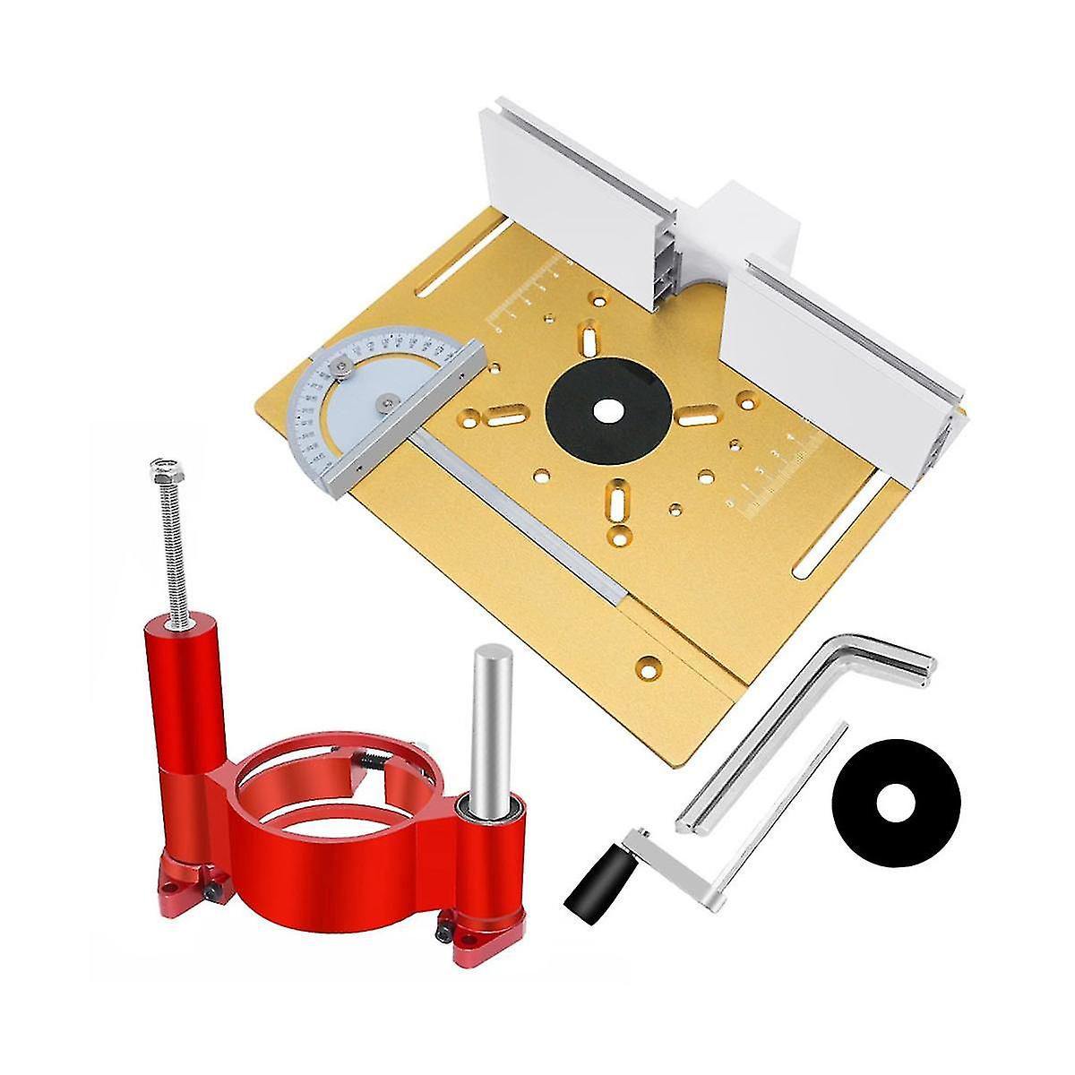Precision Router Lift System And Router Table Insert Plate - Wood ...