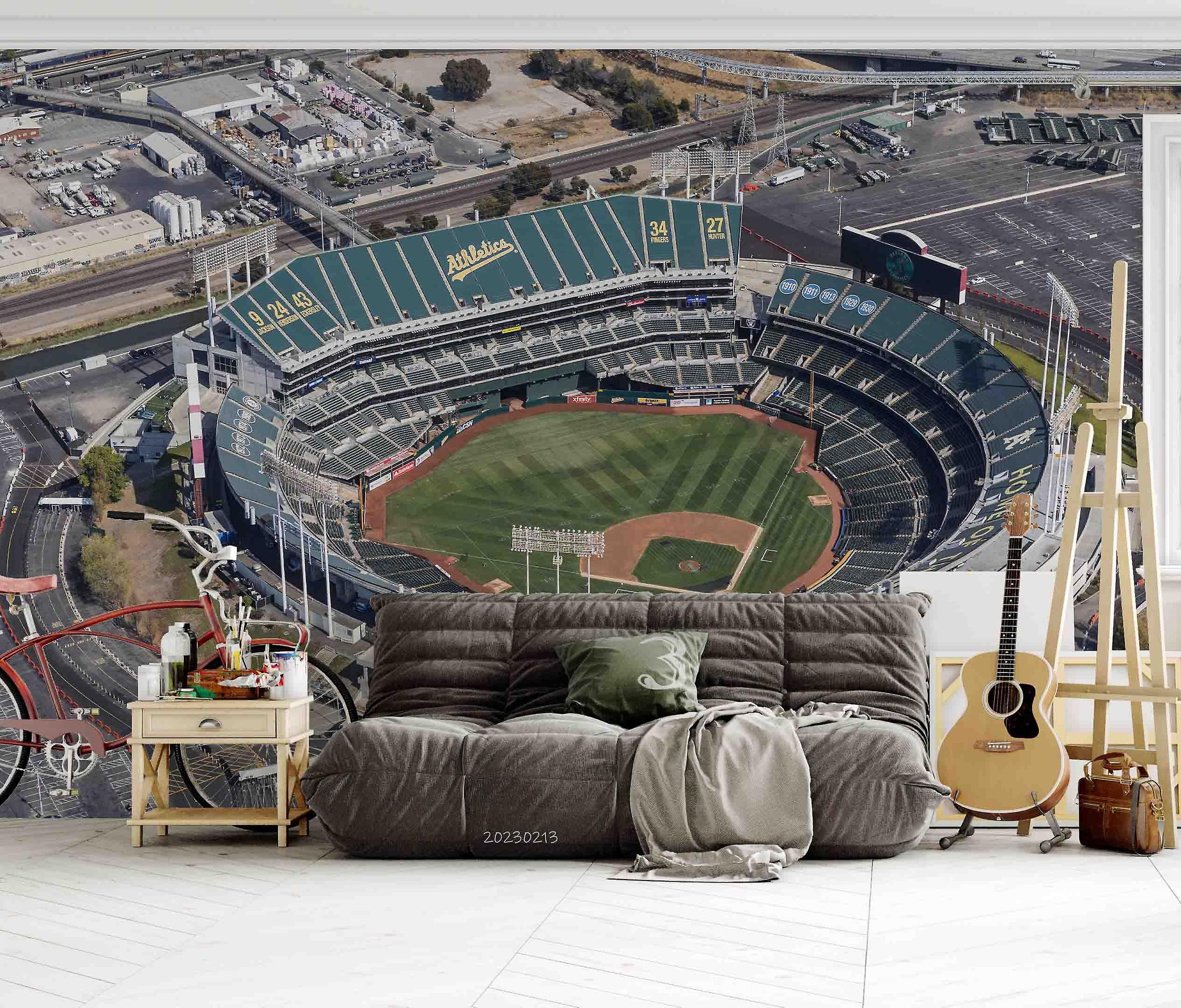 3D Oakland Coliseum Wall Mural Wallpaper Gd 1523 | Fruugo UK