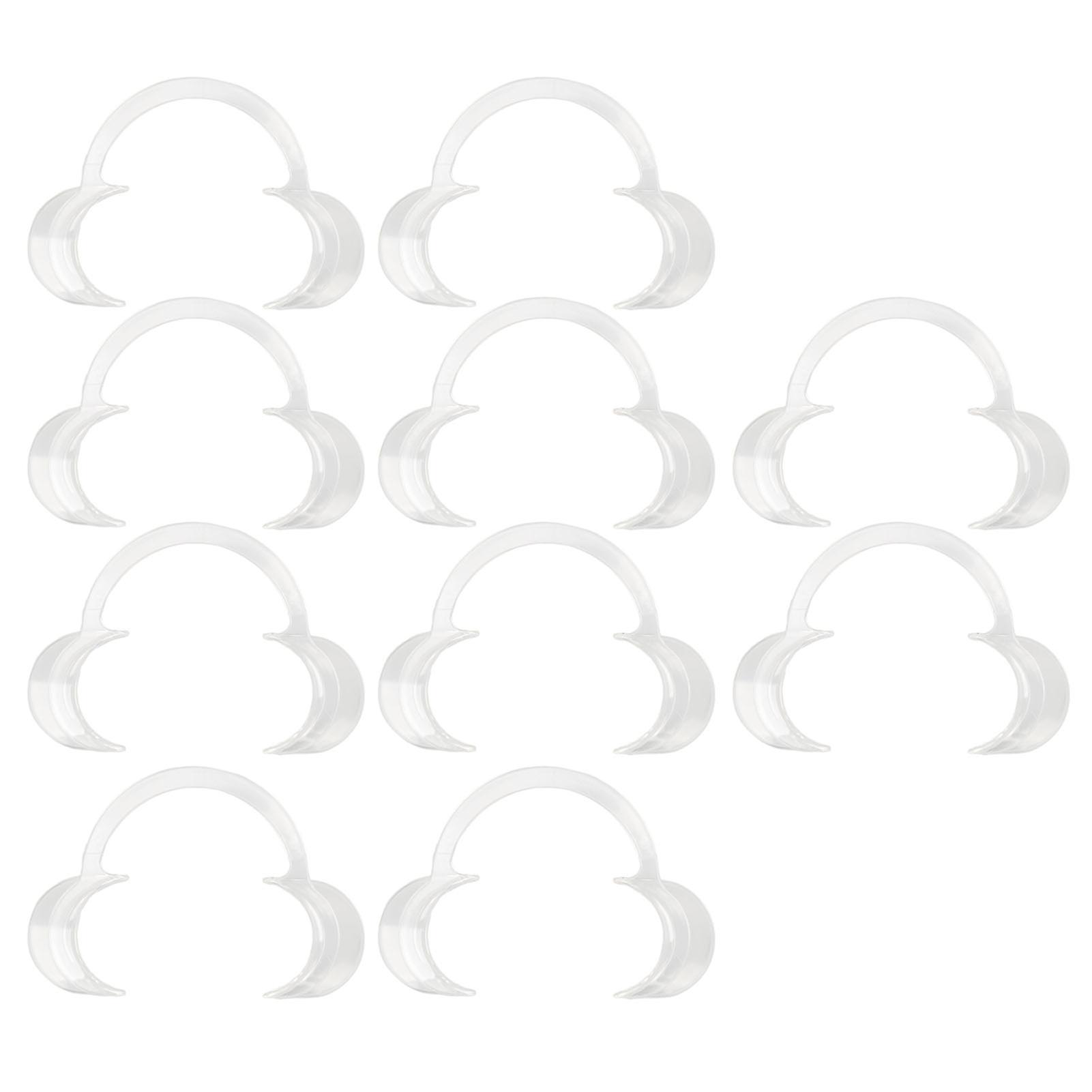 10pcs Cheek Retractor Transparent Disposable Dental Mouth Opener for ...