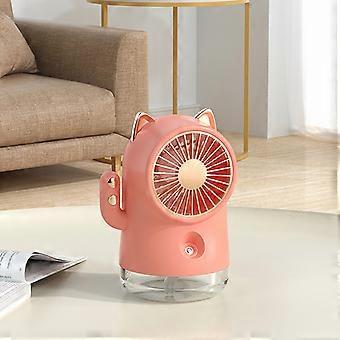 Nano Spray Fortune Cat Shape Misting Desk Fan - Small Cooling Fan with ...