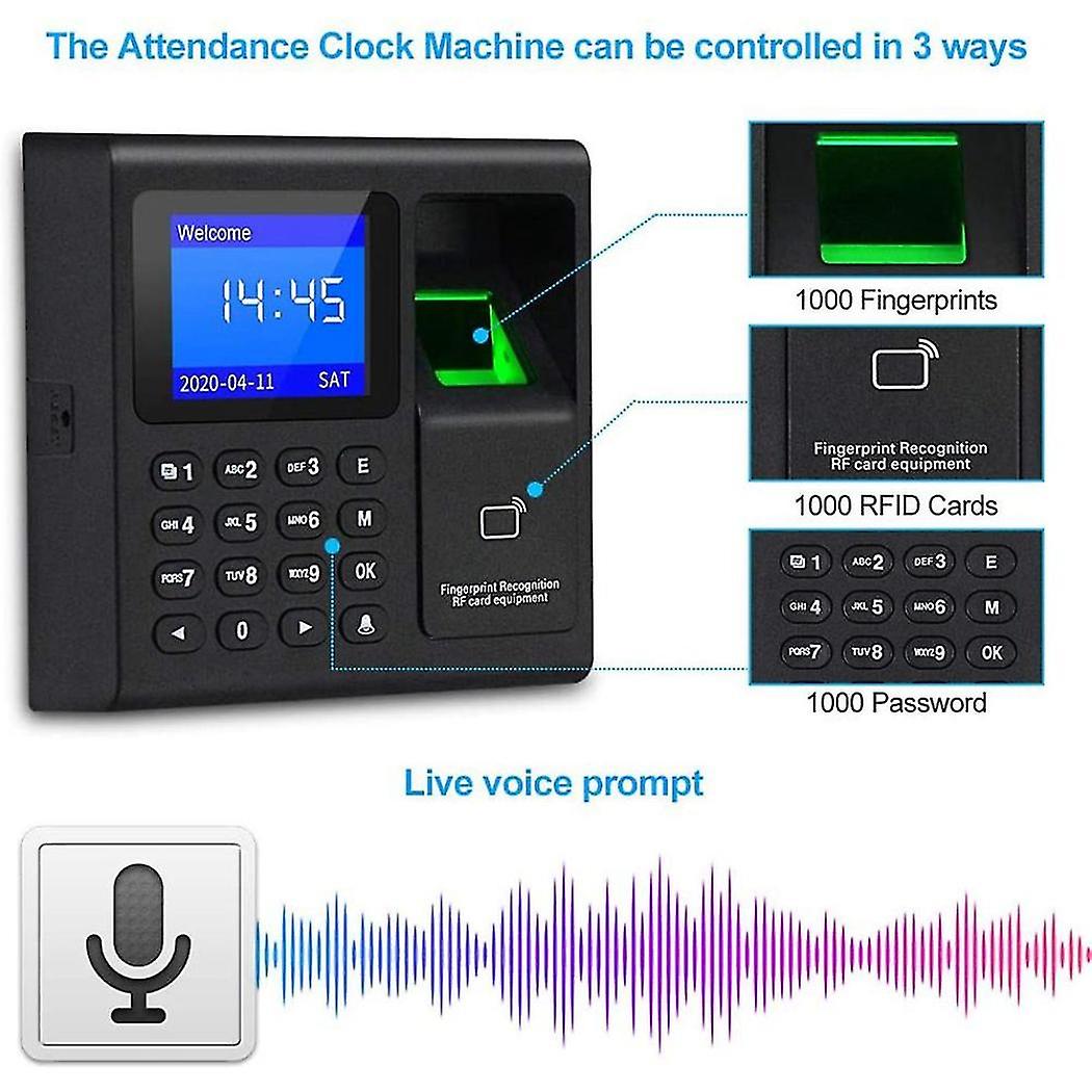 Biometric Rfid Access Control System Rfid Keypad Usb Fingerprint System Electronic Time Clock ...
