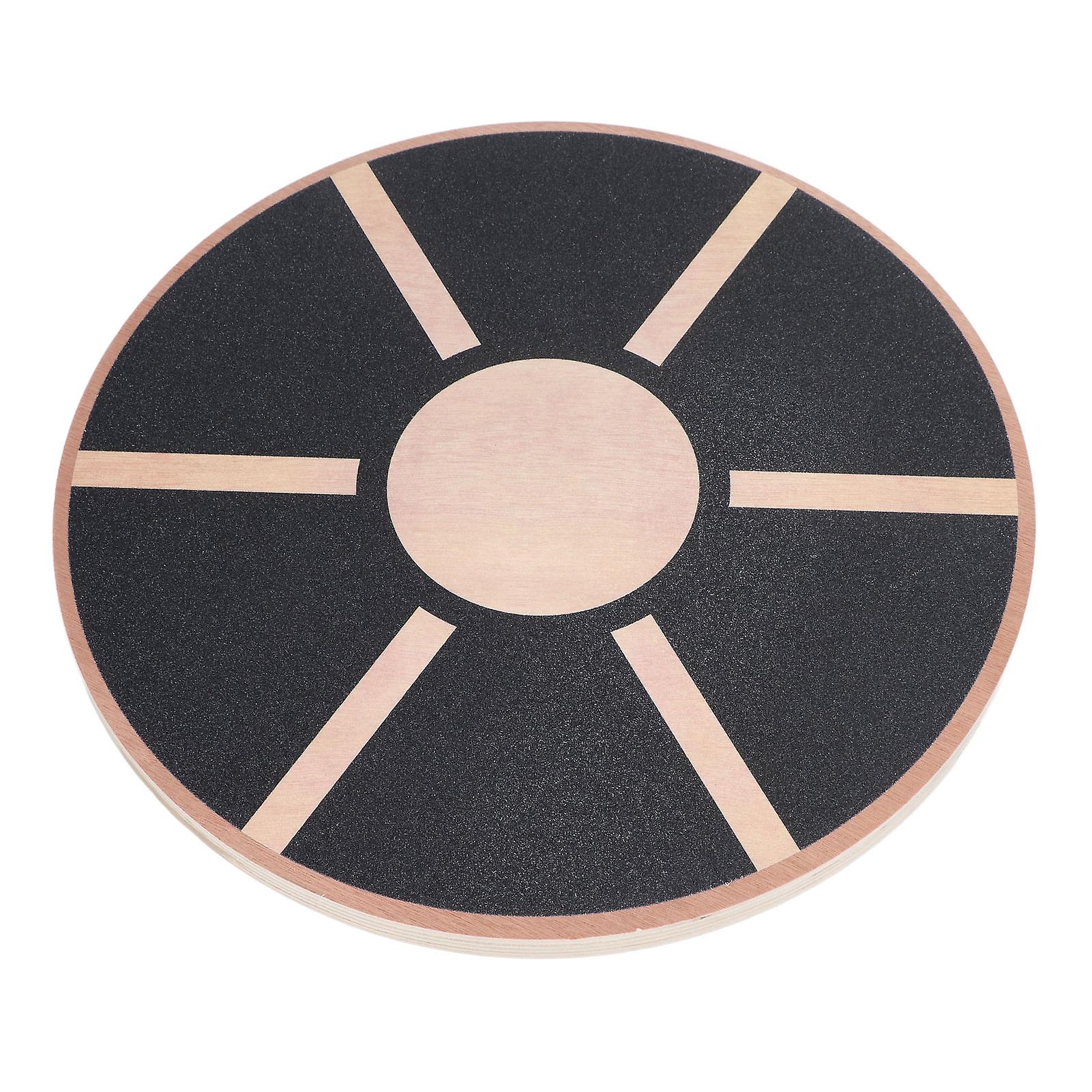 Wooden Balance Plate Enhance Coordination Round Shaped Yoga Balance ...