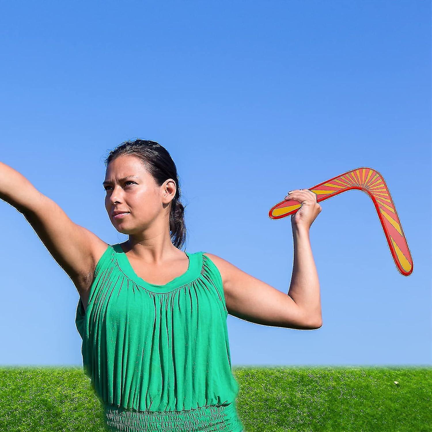 Boomerang For Kids 2 Pack, Australia Style Wooden Handmade Boomerangs ...