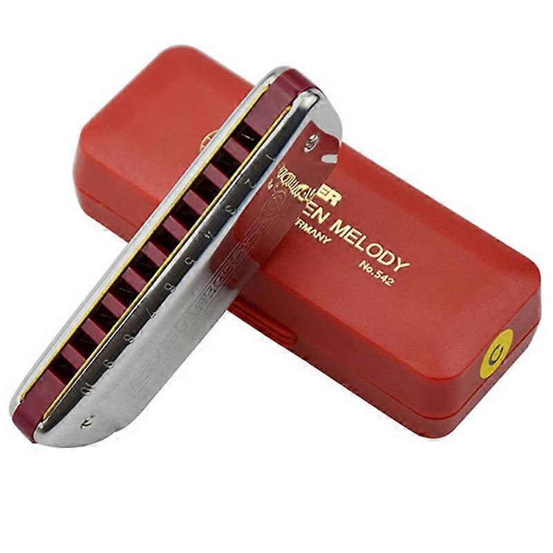 Hohner Diatonic Harmonica Golden Melody Blues Harp Abs Comb Progressive ...
