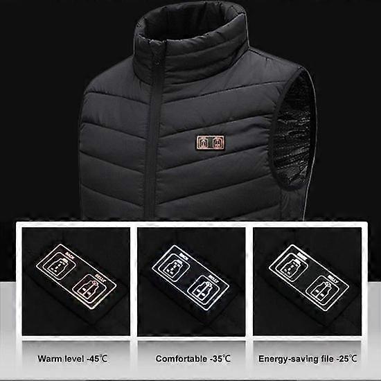 Beheizte Weste für Männer und Frauen mit USB-Anschluss beheizt 3 ...