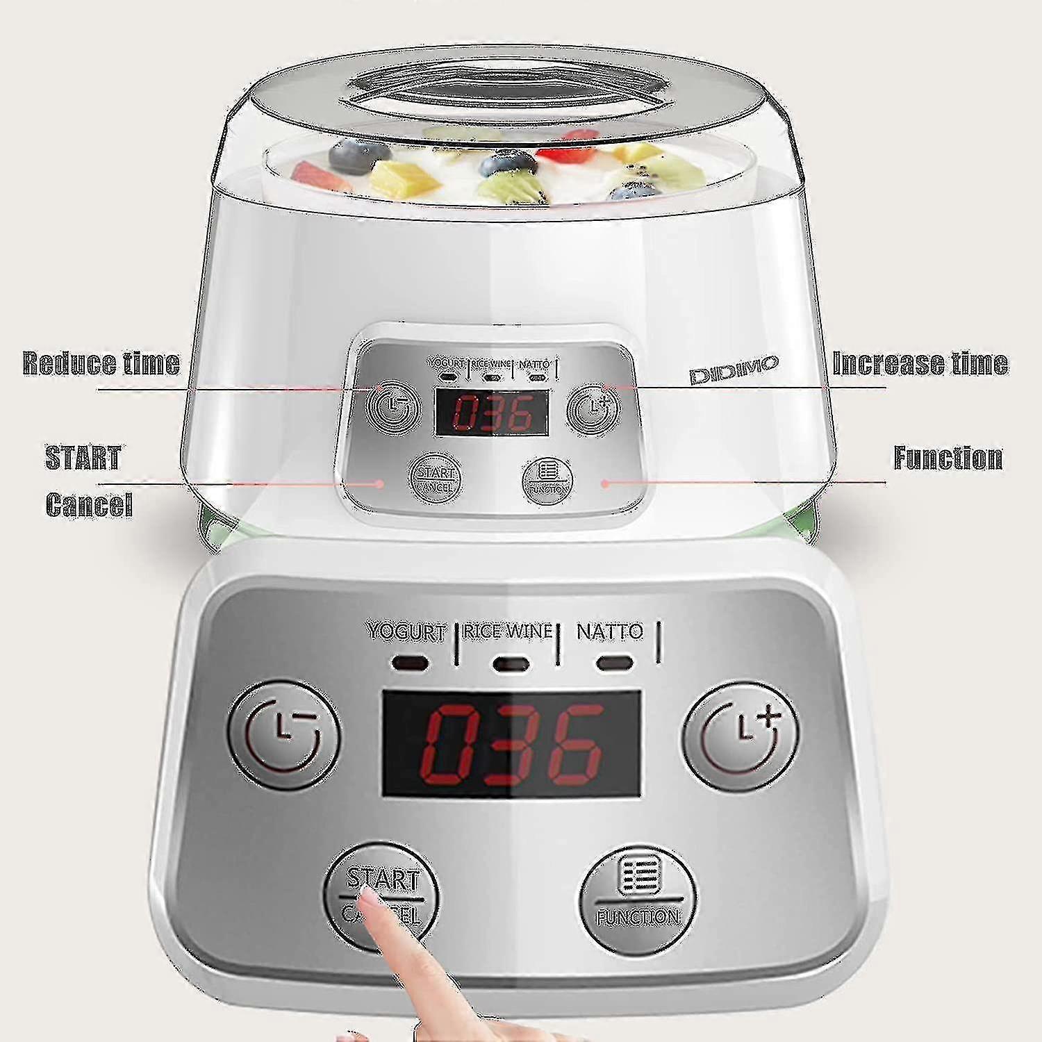 2024 Yogurt Maker,3 In 1 Greek Yogurt Maker Machine,can Make Yogurt ...