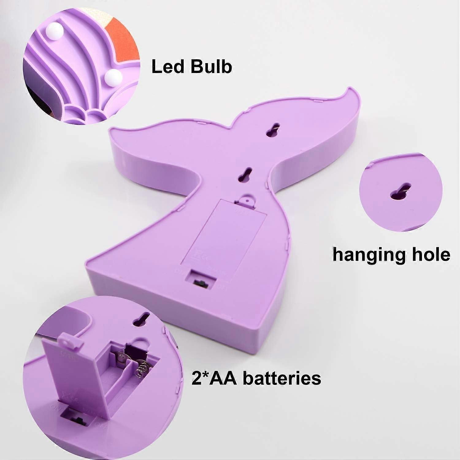 Cute Mermaid Tail Night Light, Mermaid Party Supplies, Mermaid Birthday ...