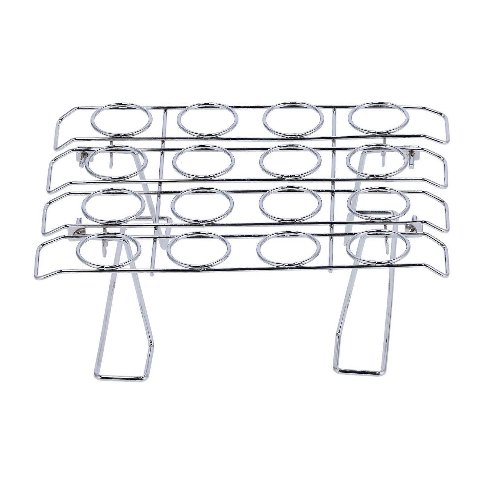 16-Hole Folding Baking Rack Ice Cream Rack Stand Cone Cupcake Holder ...