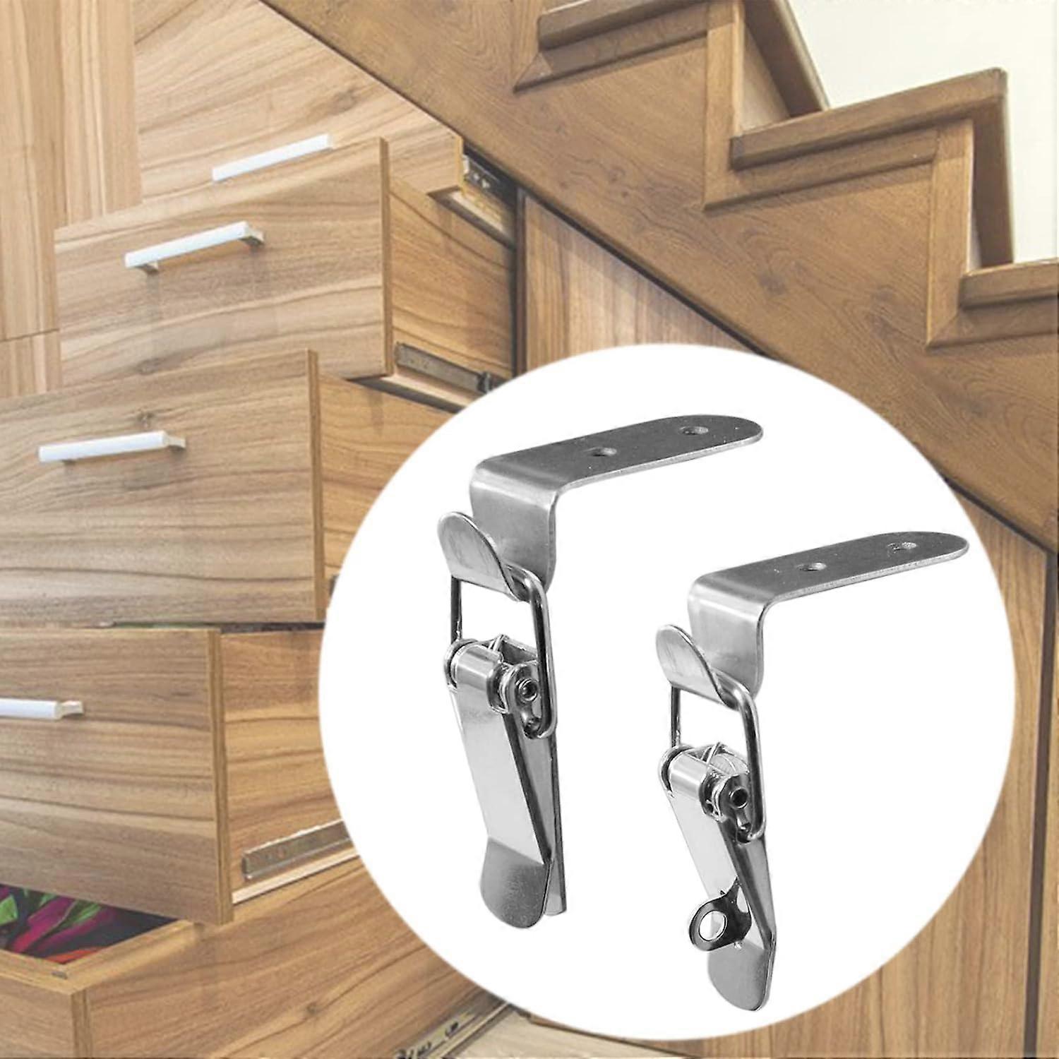 90 Degree Buckle Hook Lock Bolt, Stainless Steel Safety Angle Locking ...