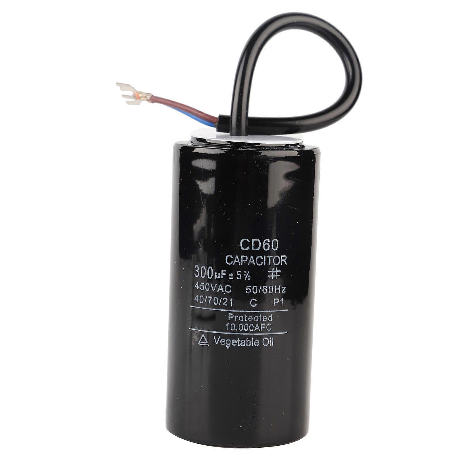 CD60 Start Capacitor 450V 300uf Film Motor Start Capacitor 50x100mm for ...