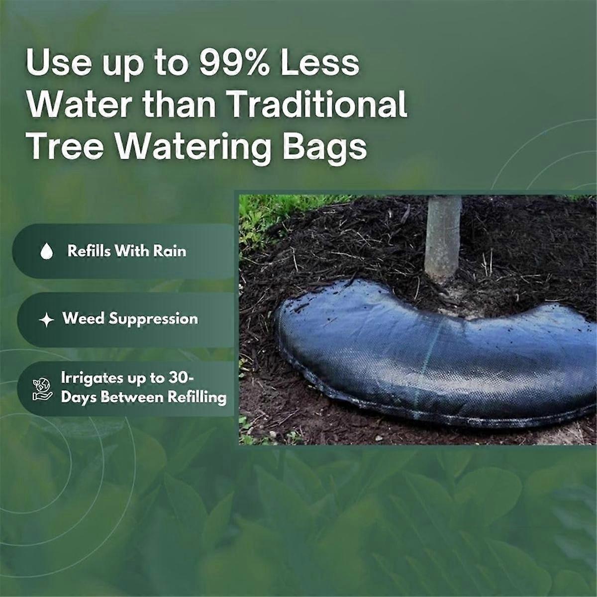 Smart 30+ Days Tree Watering Mat, Automatically Replenishes Rainwater ...