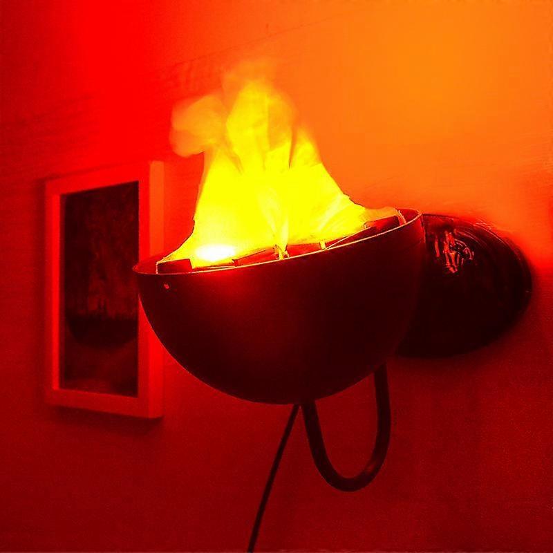 Simulated Effect Led Light Flame Fire Fire Lamp (b) For Halloween ...