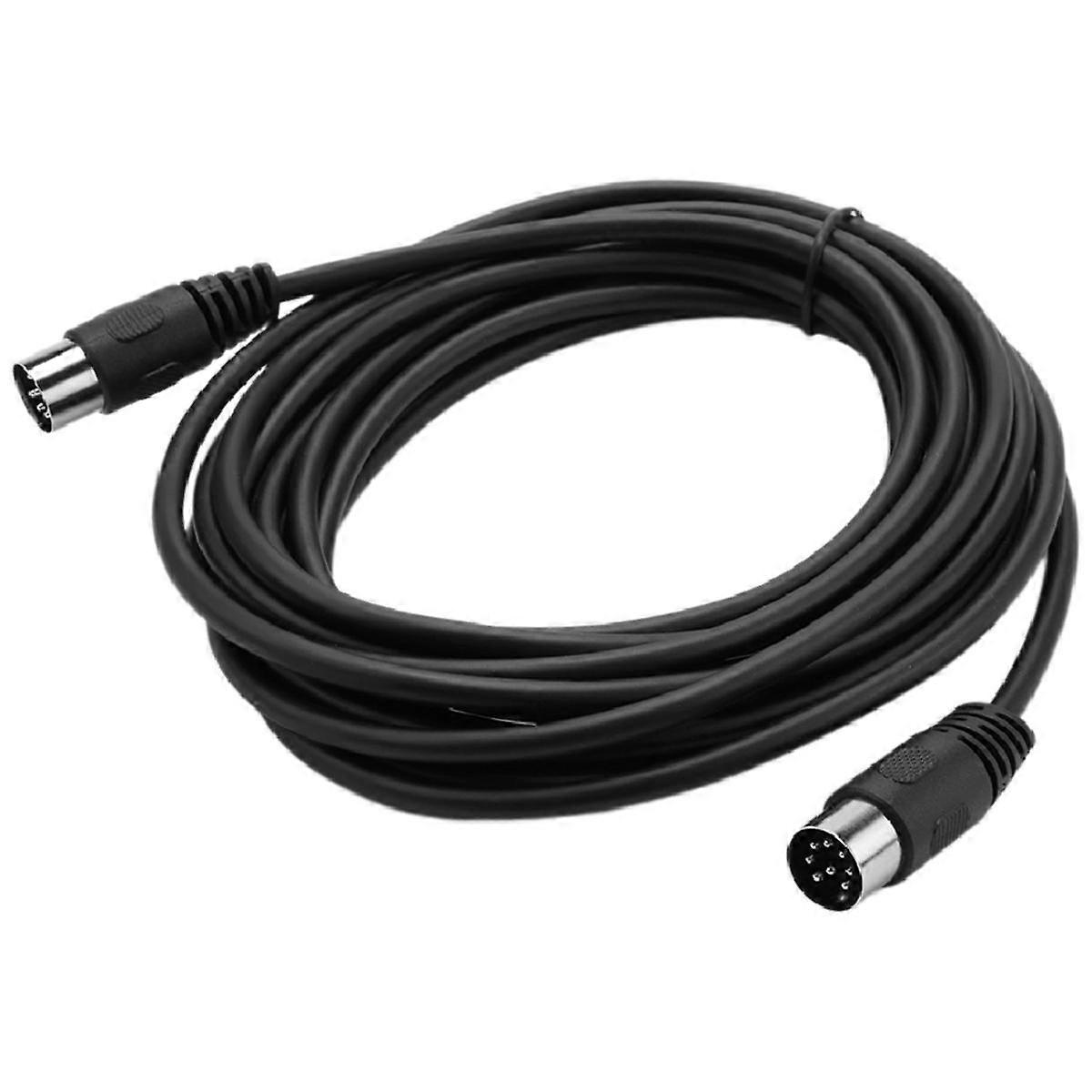 8 Pin Din Male to Male Speaker Audio Cable Adapter for Surveillance ...