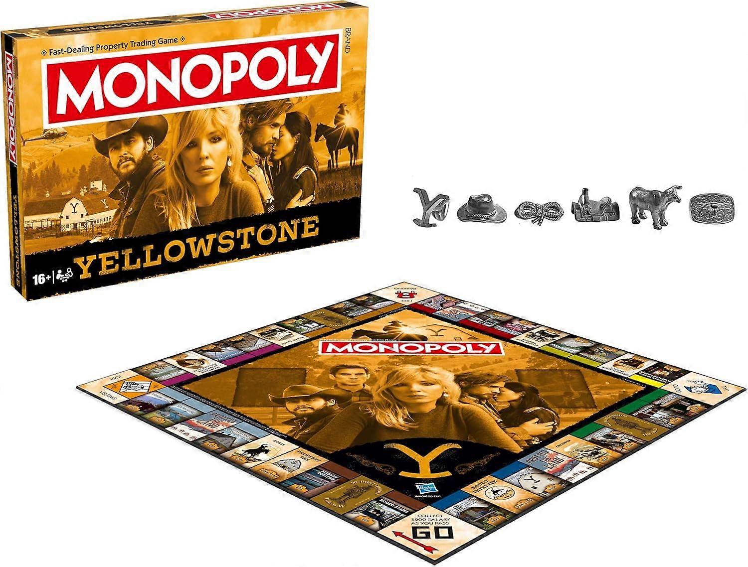 Monopoly Yellowstone Edition Board Game | Fruugo UK