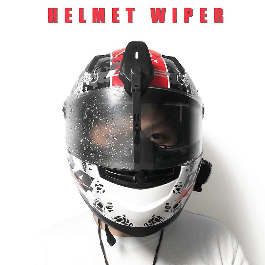 Waterproof Helmet Wiper Safe Riding Equipment for Motorcycle Electric ...