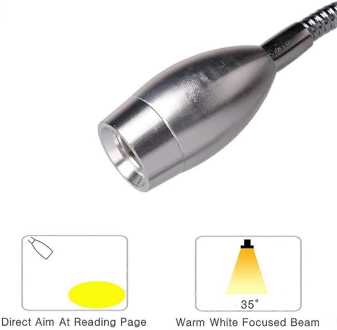 Dimmable Reading Lamps, Led Wall Mounted Reading Light | Fruugo UK