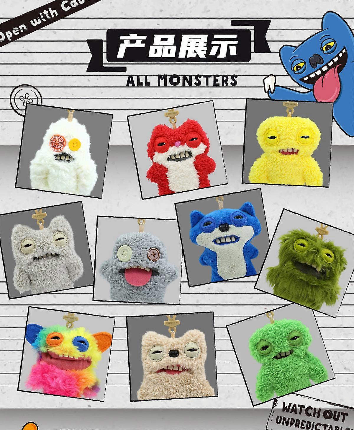 Big Tooth Monster Pendant Original Plush Keychain Grin Sasquooosh Keya ...