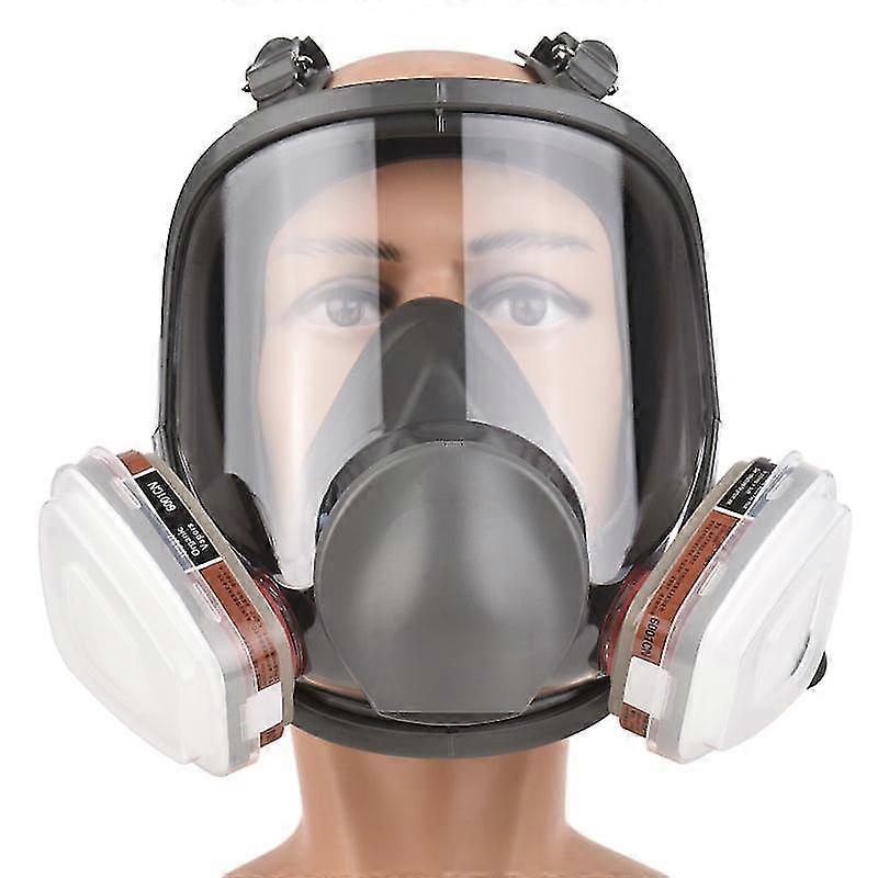 16 In 1 Full Face Mask Silicone Full Face Mask 1 Mask Body + 2 X Filter ...