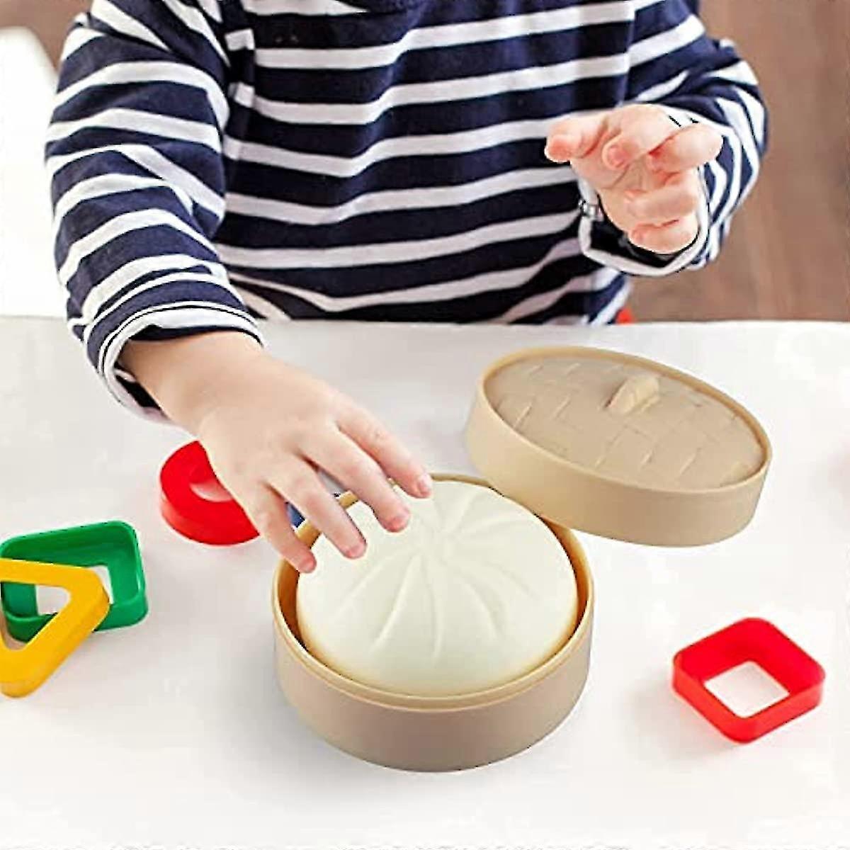 Dumpling Squishy Stress Ball Fidget Toy Dough Ball Squishy Bun Squeeze ...