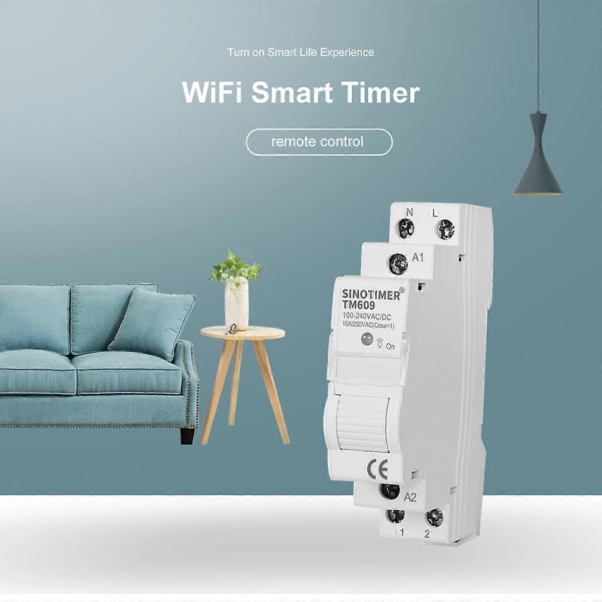 TM609 WiFi Smart Timer Switch Tuya APP Remote Control Wireless ...
