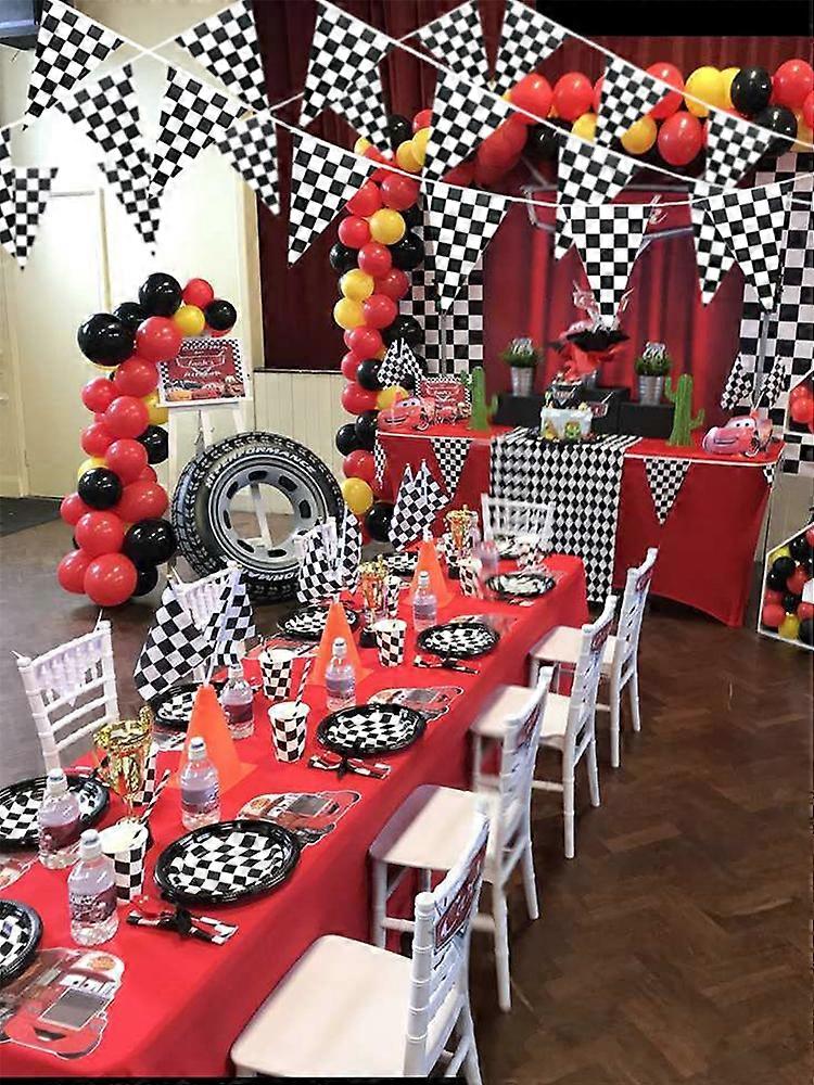 Racing Car Theme Happy Birthday Cake Topper Kids Baby Shower Birthday ...