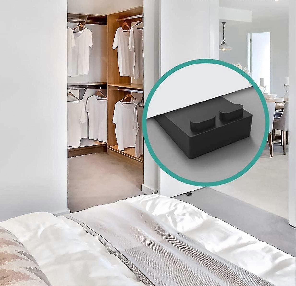 Door Stops, [Set of 4] Silicone Door Stopper Floor Door Stops Door ...