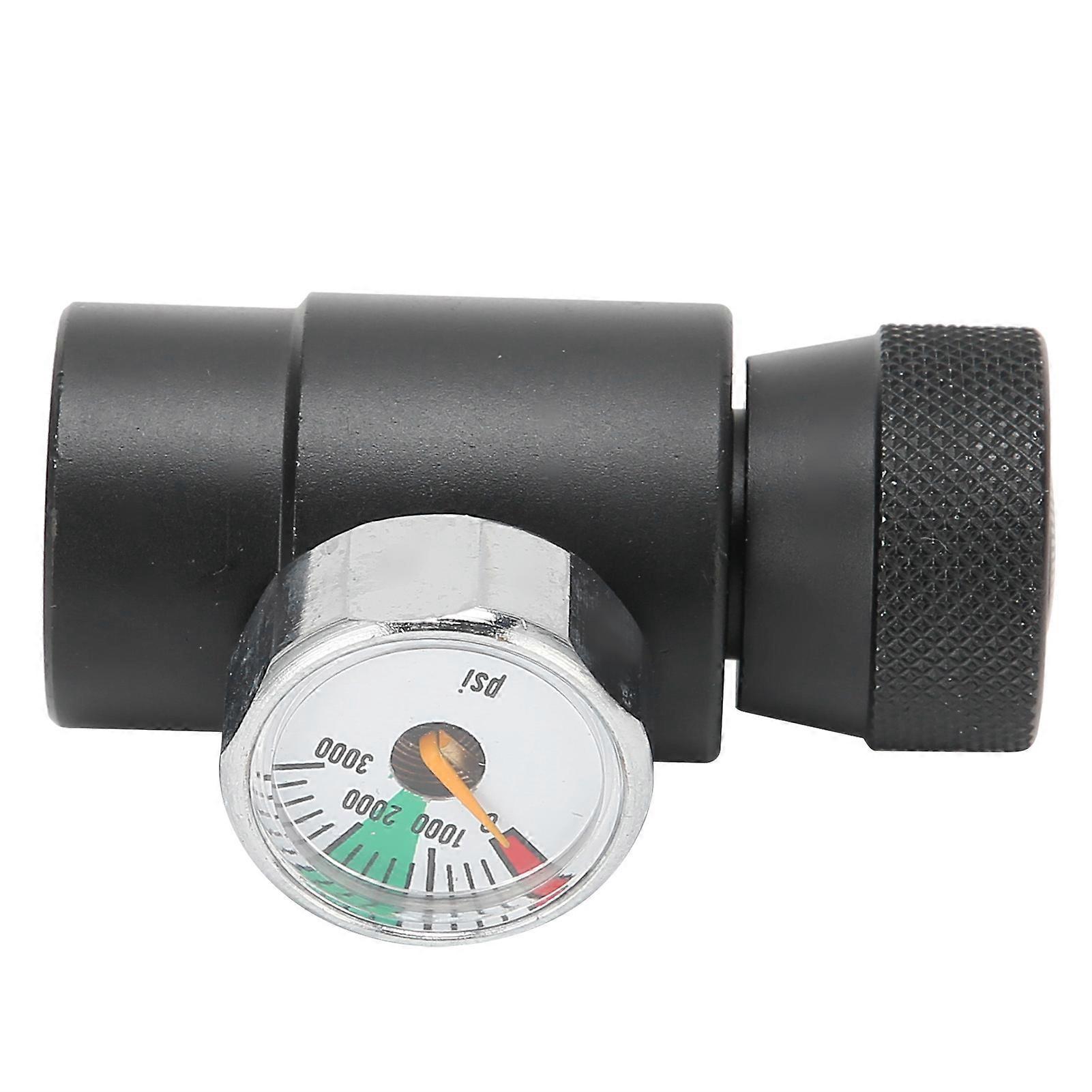 Soda CO2 Cylinder Refilling Adapter Connector Set with ASA 3000psi Pressure Gauge Black | Fruugo UK