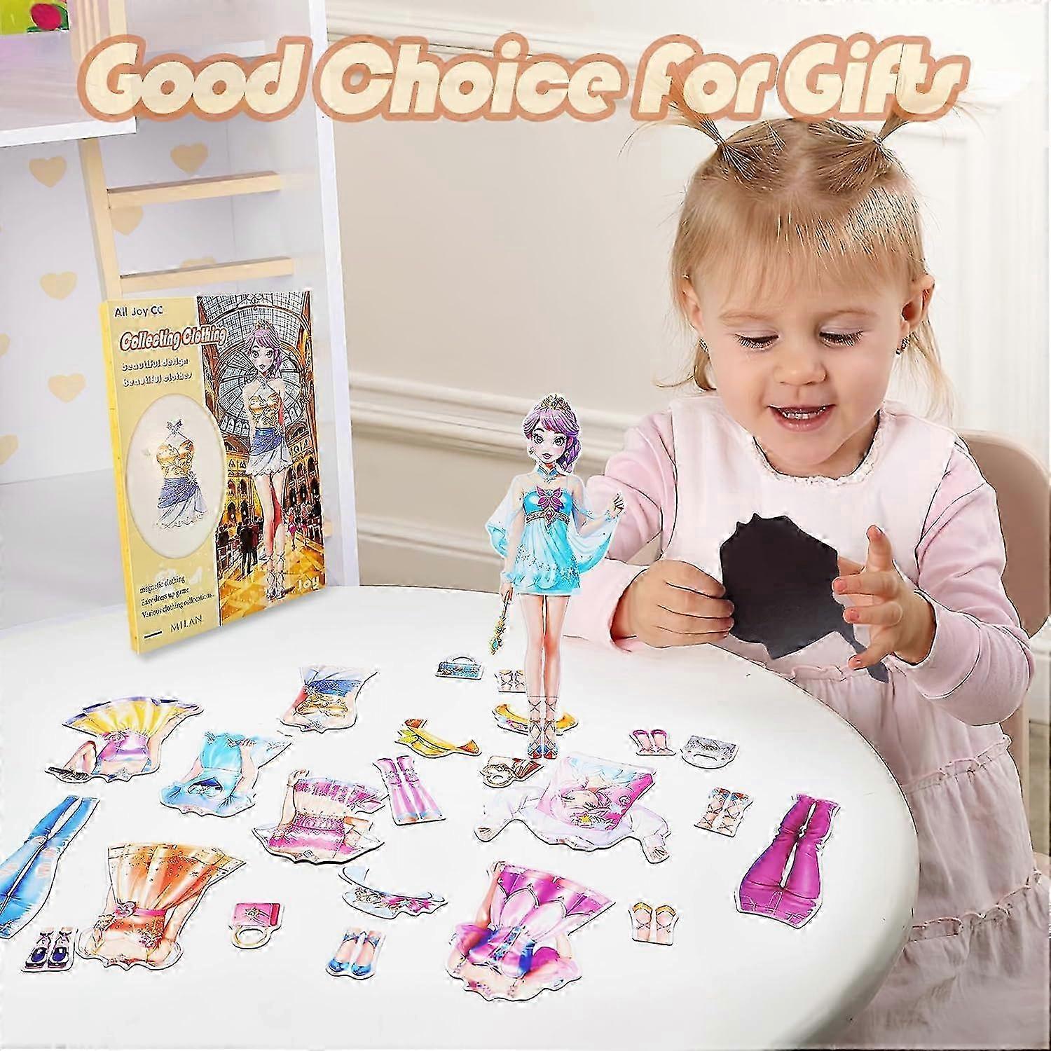 Magnetic Dress Up Dolls, Magnetic Dress Up Paper Doll, Dress-Up Dolls ...