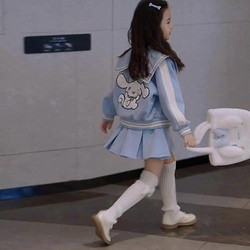 Anime Sanrio Cinnamoroll Girls Baseball Uniform Set Preppy Look Jk ...