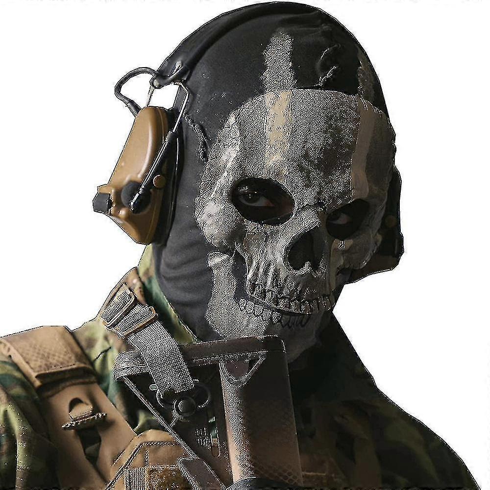 Call Of Duty Ghost Mask For Adult Balaclava Hat Skull Face Mask Cosplay ...