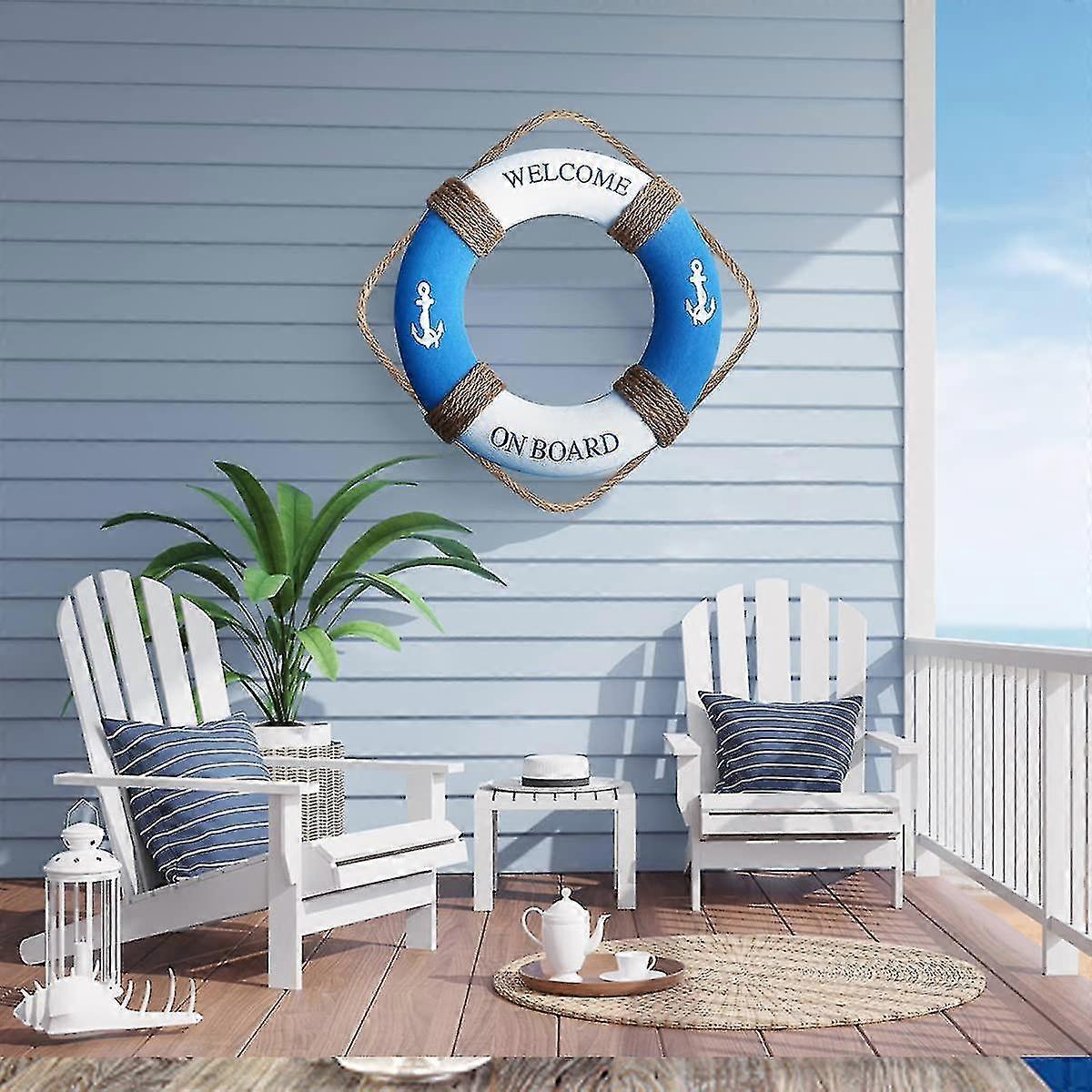 Nautical Life Ring Decoration Nautical Decorative Life Ring Wall Art ...