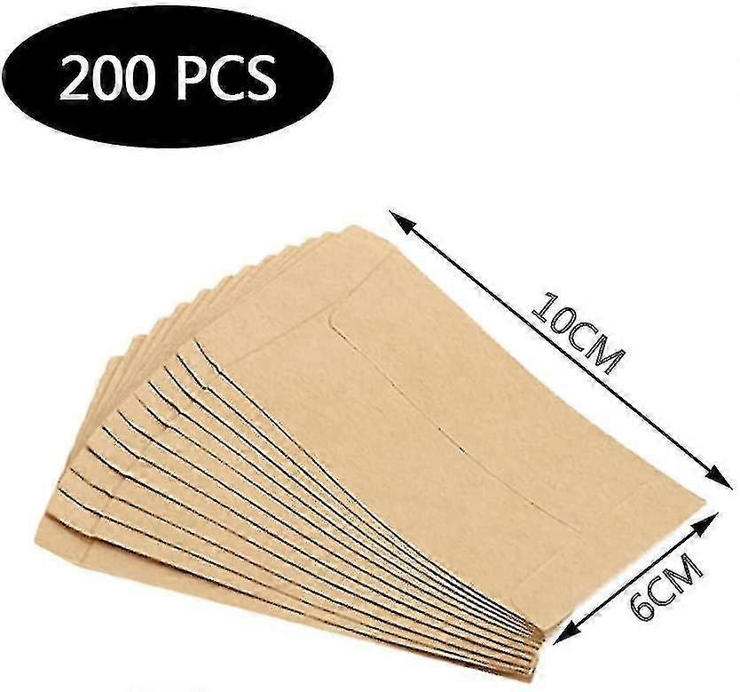 200 Pcs Kraft Paper Envelops Kraft Paper Brown Bags Brown Seed Packets ...