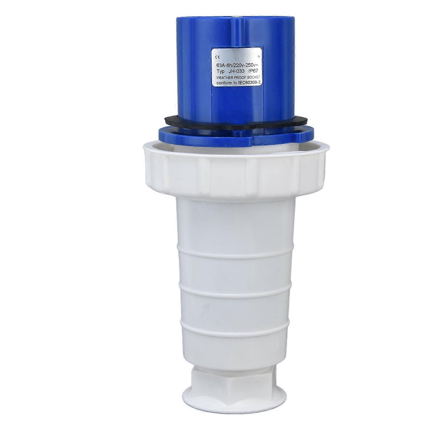 Industrial Connector Waterproof Cable Wire Plug Socket 3 Phase 3 Pin 2P ...