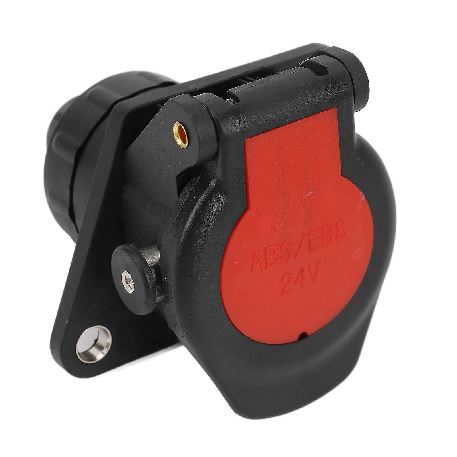 24V Trailer Connector 7 Pin Reliable Connection Wiring Adapter Plug ...