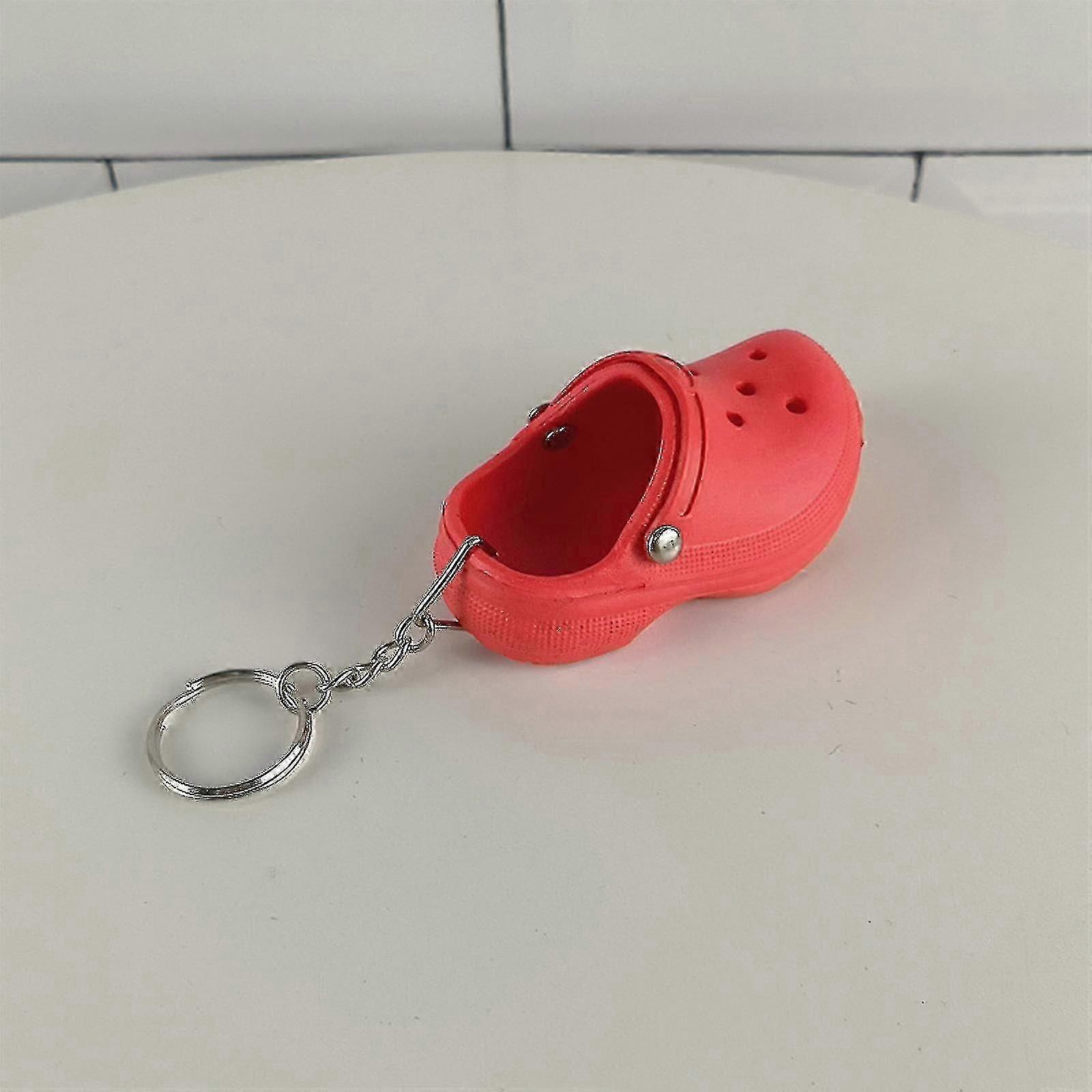 Mini Crocs Sandal Keychain Charm Keyring Key Holder Novelty Keychain ...