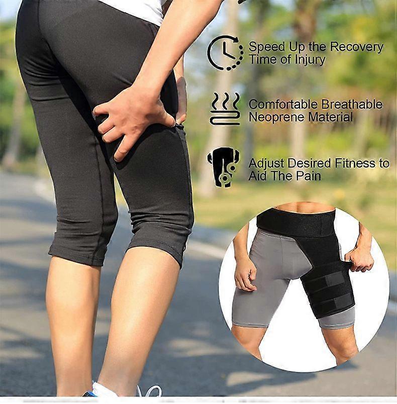 Hip Brace For Sciatica Pain Relief Hamstring Compression Sleeve Groin ...