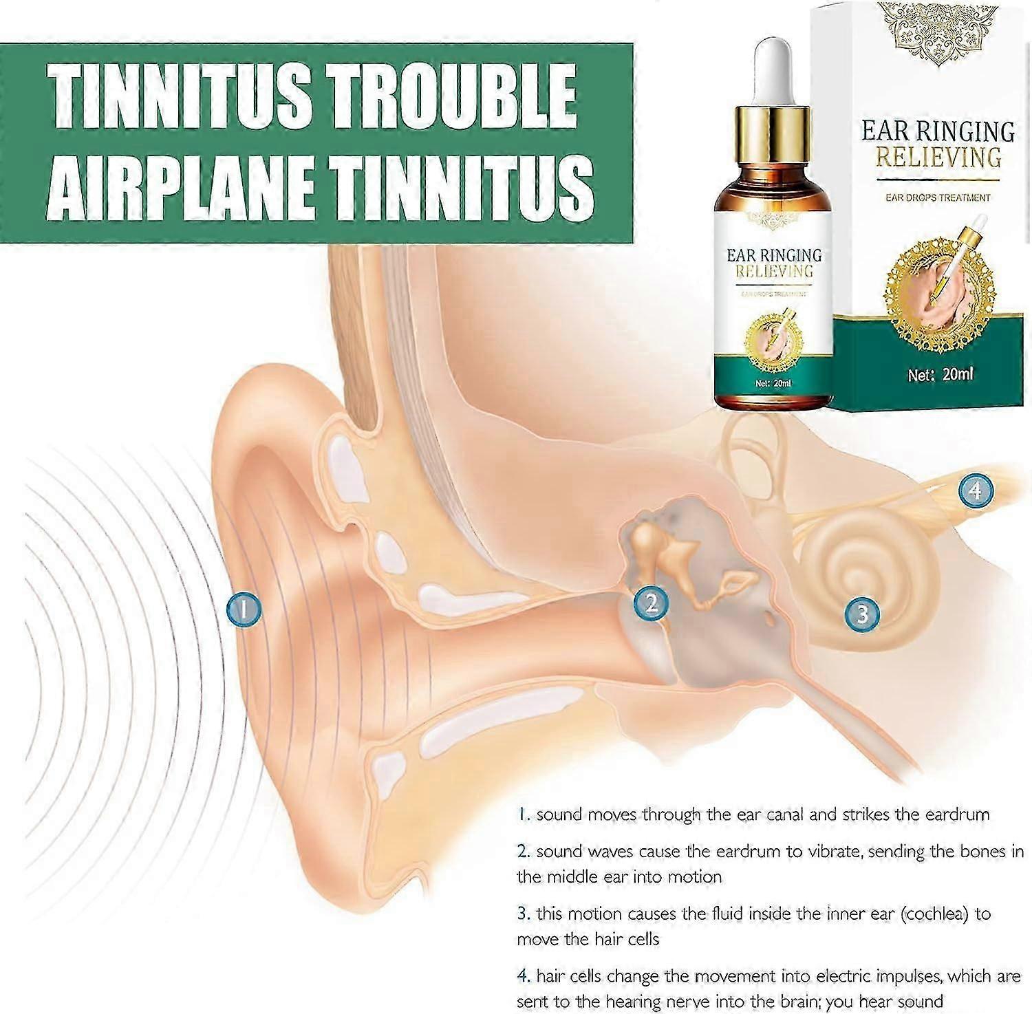 high quality Tinnitus Ear Drops, Ear Ringing Relieving, Ear Drops To ...