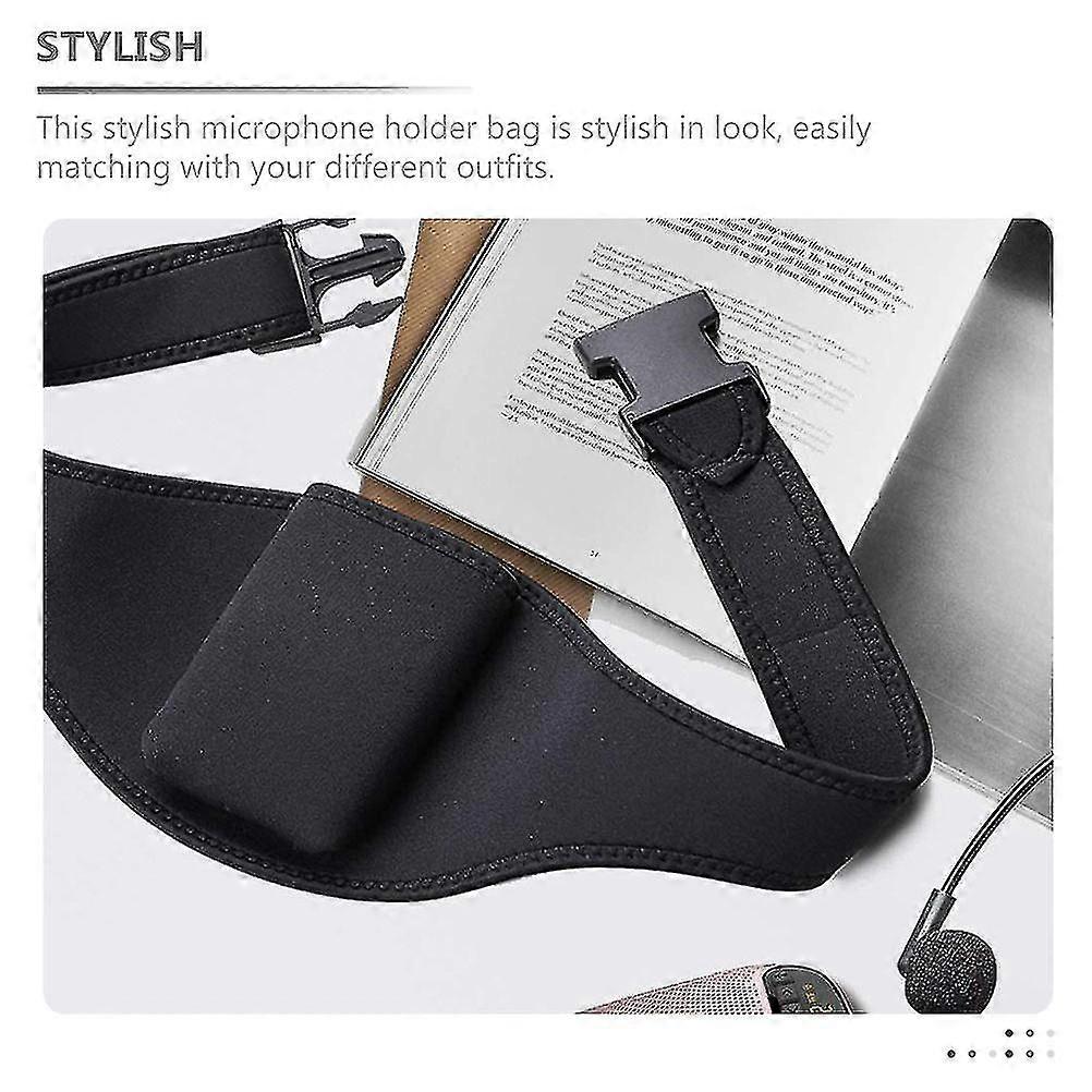 Wireless Mic Belt for Fitness Instructors, Durable Adjustable ...