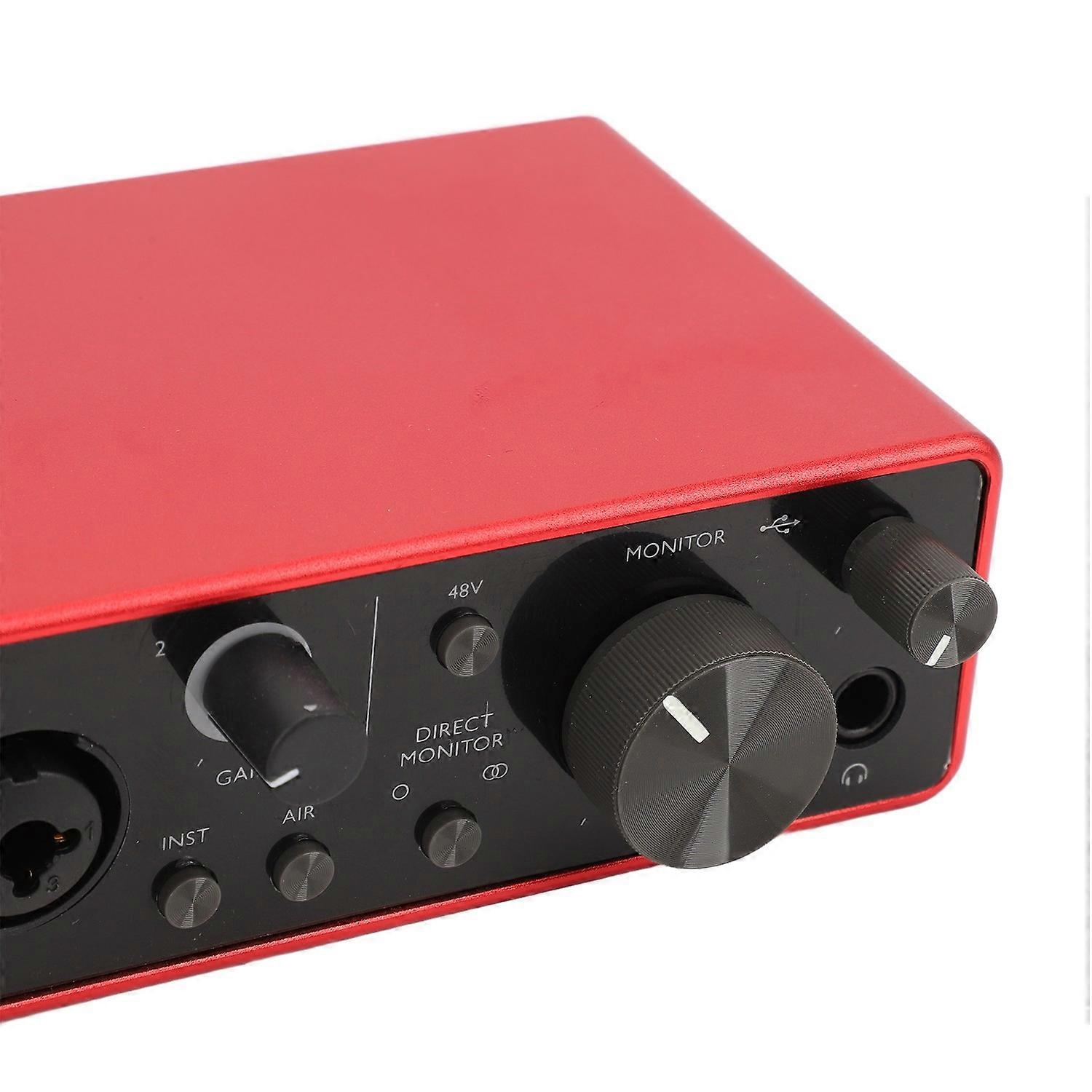 For Focusrite Scarlett 2i2 3rd Gen USB Sound Interface 24Bit 196kHz for Recording Songwriting ...
