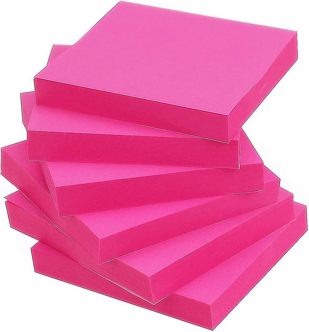Sticky Notes 3x3 Self-stick Notes Blue Color 6 Pads, 100 Sheets Pad ...