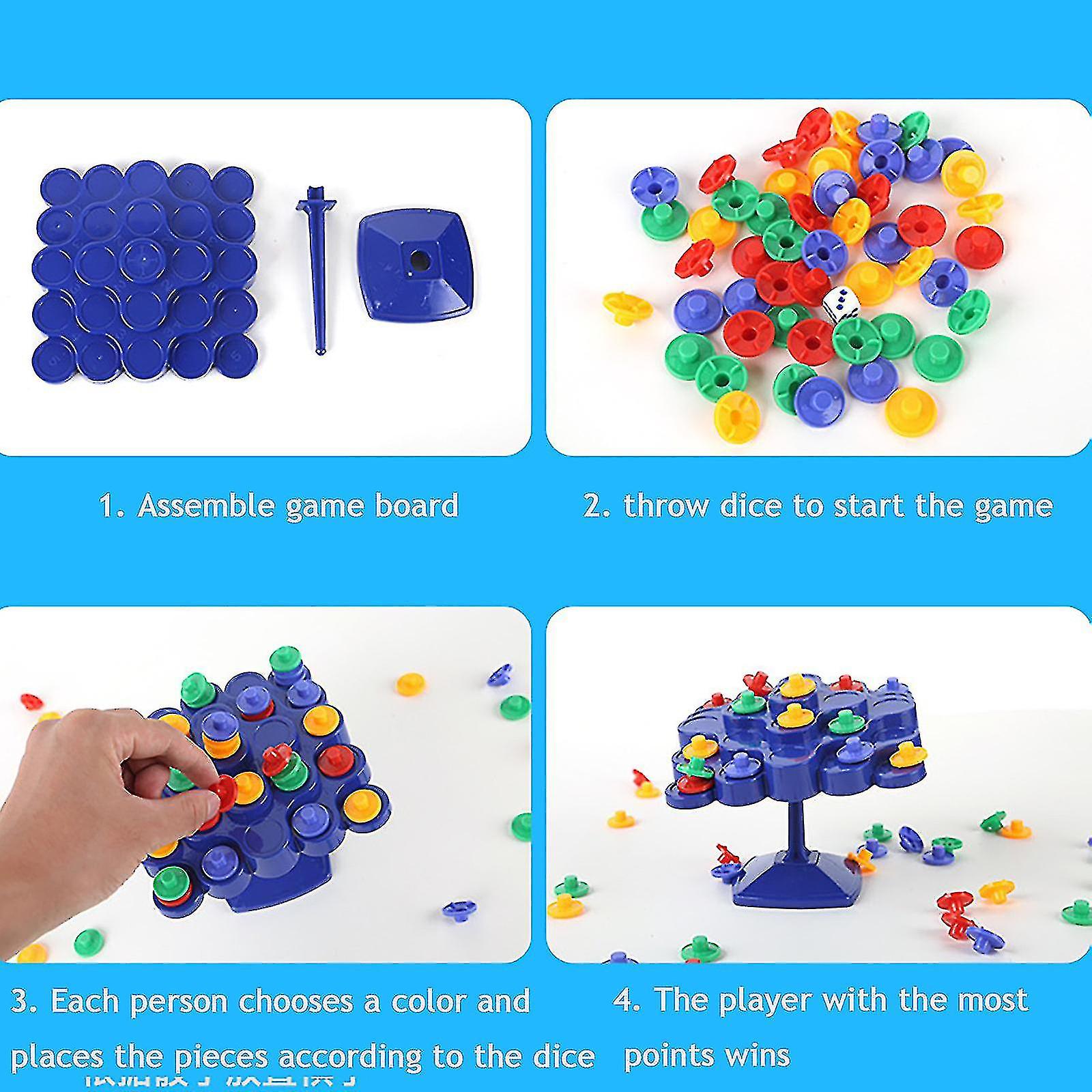Stackable Balance Tree Toy,brain Games Balance Educational Toy,topple ...