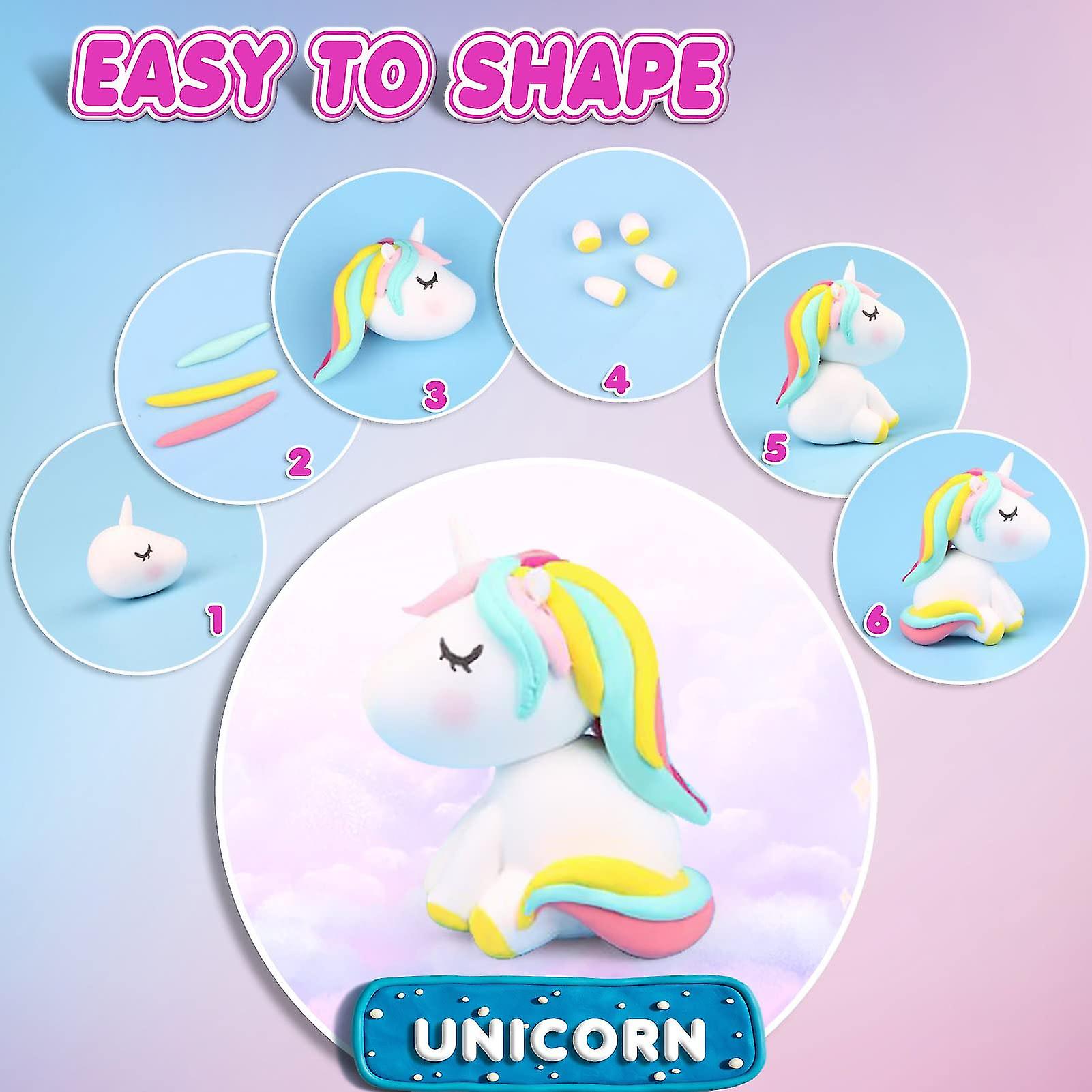 Air Dry Clay - Magic Clay 24 Colors, Modeling Clay For Kids With Tools, Soft & Ultra Light, Toys ...