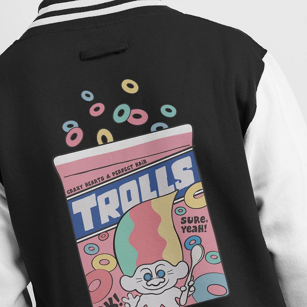 Trolls Crazy Hearts And Perfect Hair Men's Varsity Jacket | Fruugo US