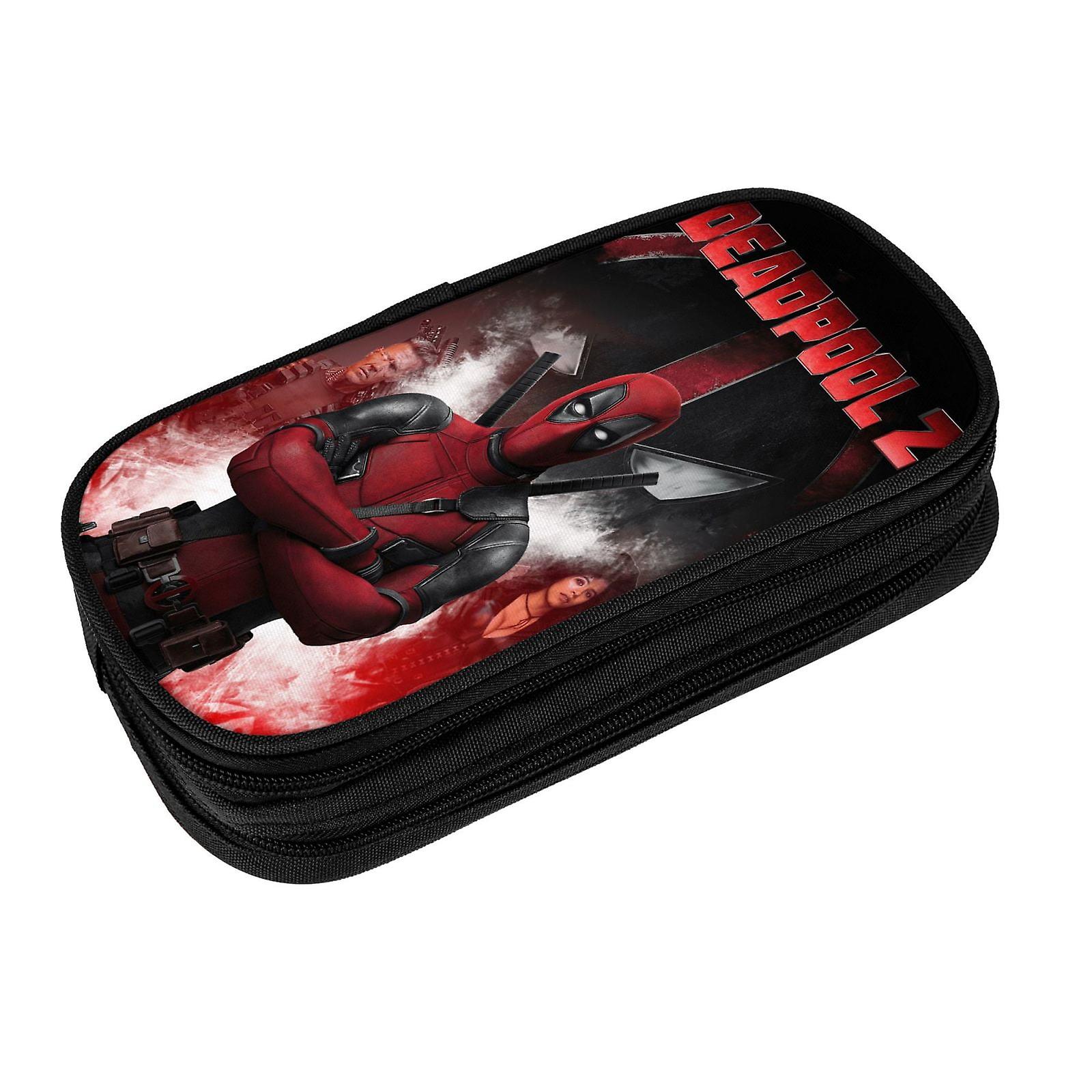 Deadpool Big Capacity Pencil Case, Large Pencil Pouch Pen Box Bag ...