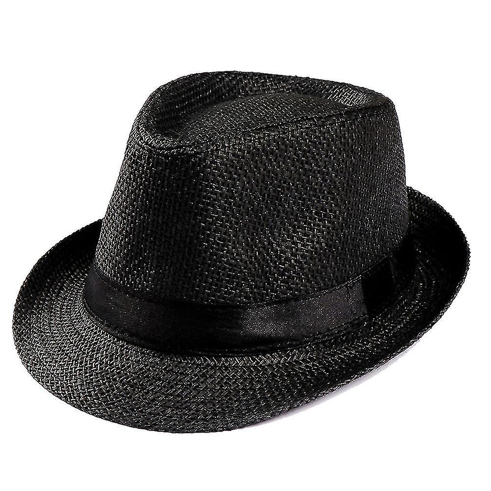 Halmhatt Kvinna Sommar Solhatt Liten Topphatt Solskyddshatt Utomhus ...