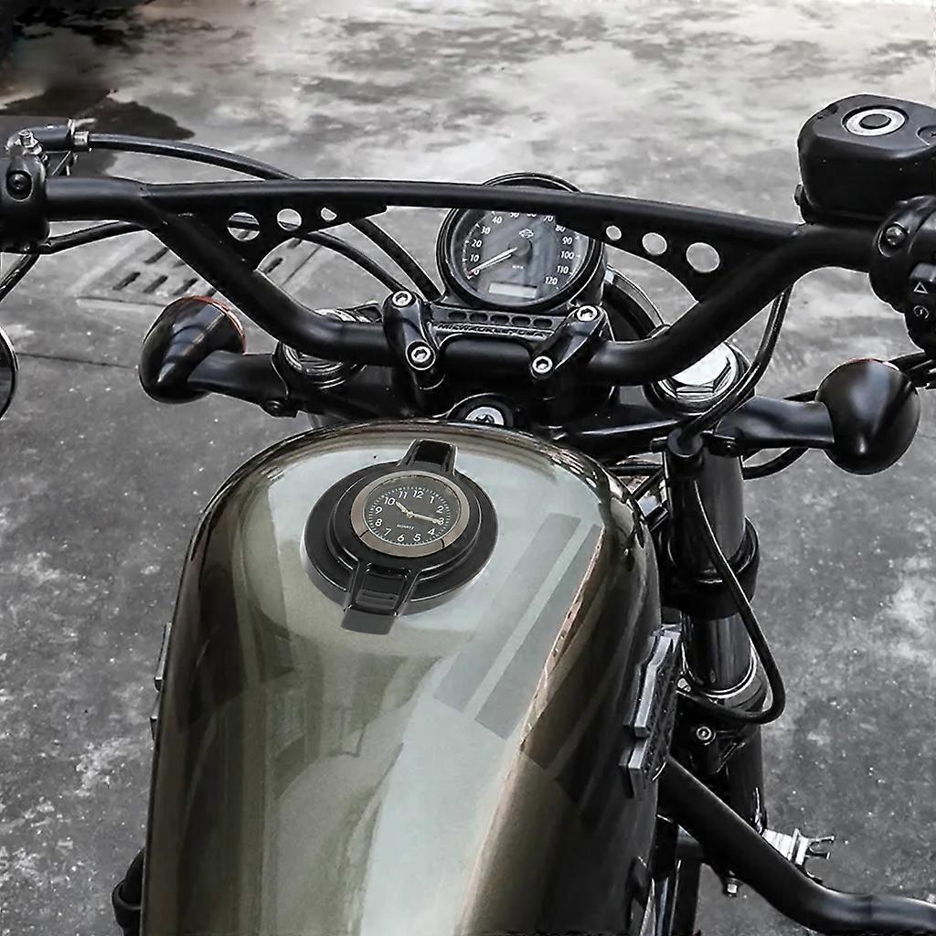 Motorcycle Fuel Tanks Cover Oil Box Cap with Clock for XL883 1200 ...